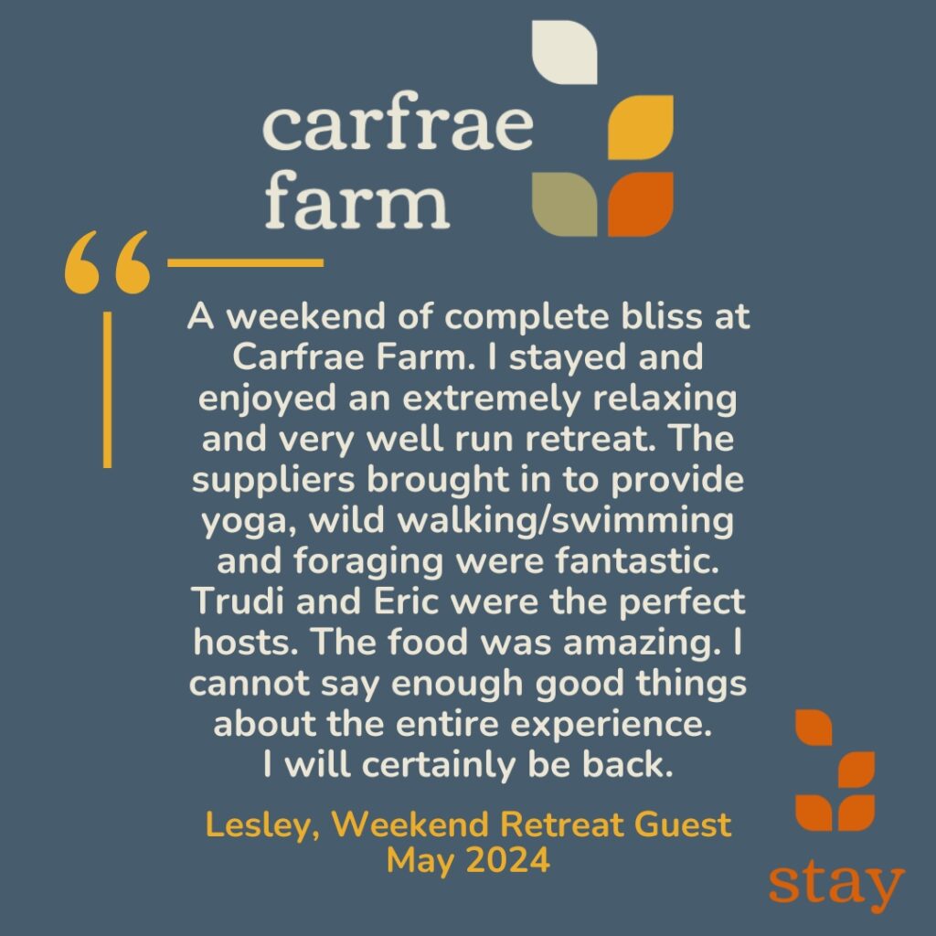 Recharge & Reconnect in Autumn: Women’s Weekend Retreat – Carfrae Farm